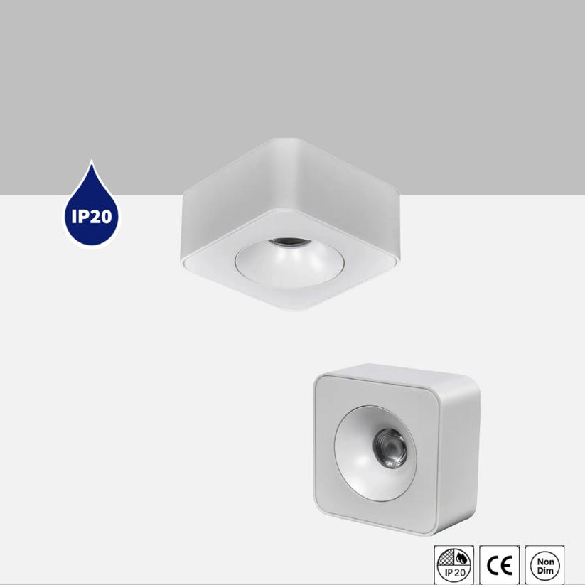 LED seamless ceiling light downlight white reflector – KOYAMA